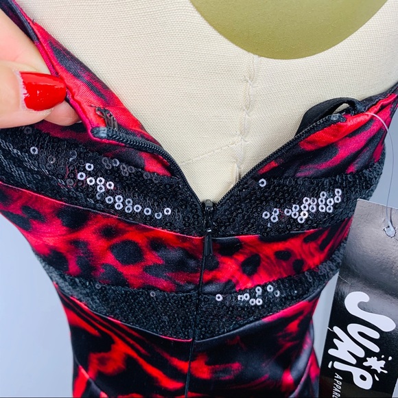 Jump | Dresses | Jump Apparel Strapless Satin Sequin Mini Dress | Poshmark